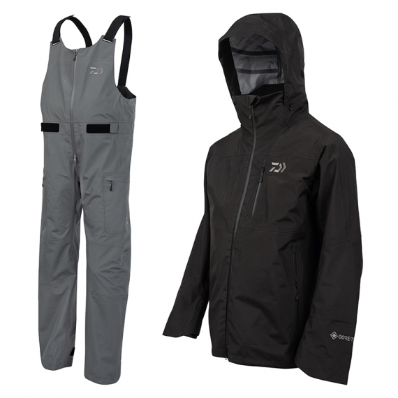 Daiwa Gore-Tex Clothing Set, Black/Grey | Sportfishtackle.no