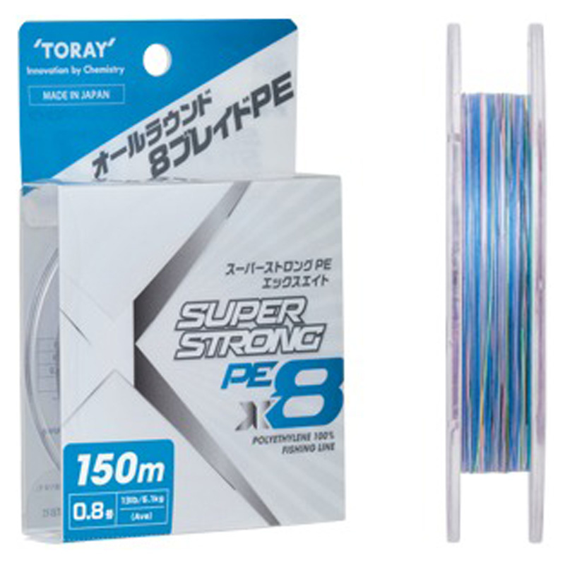 Toray Super Strong Pe X8 150m | Sportfishtackle.no